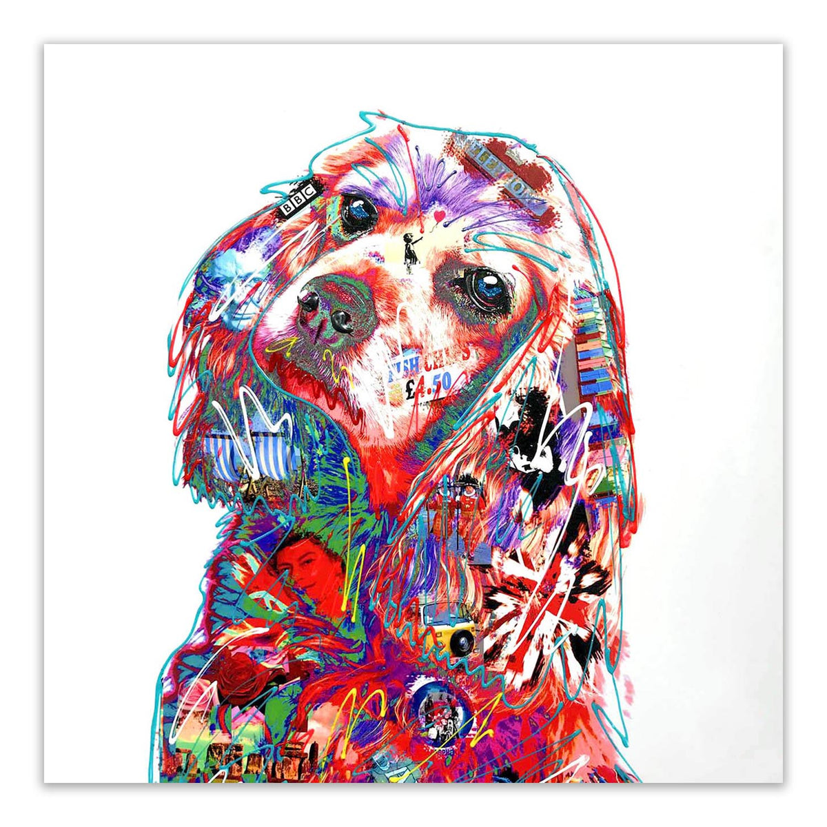 Daniel the Spaniel – Rare Interior Art