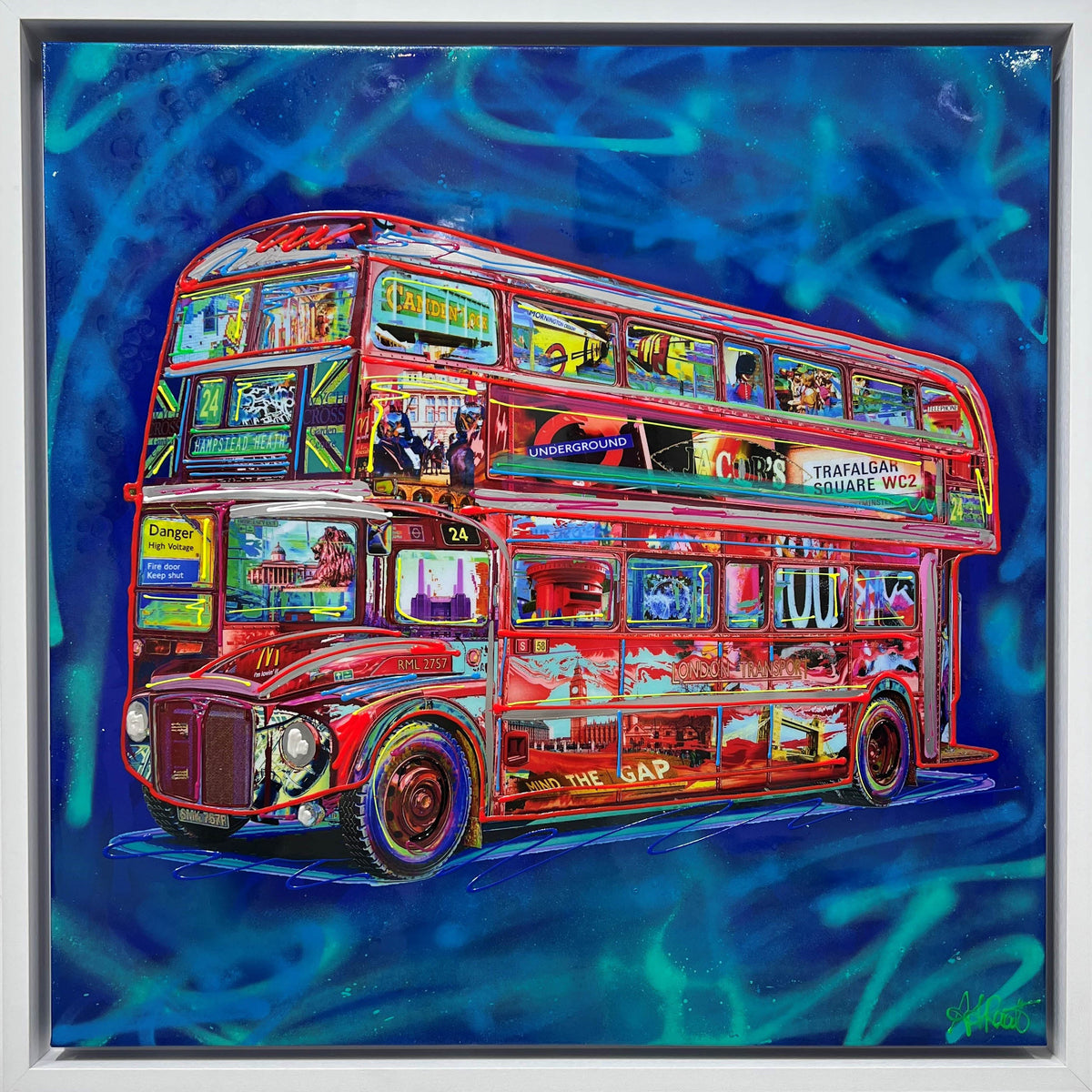 RouteMaster Blue – Rare Interior Art