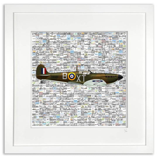 Spitfire Cutout – Rare Interior Art