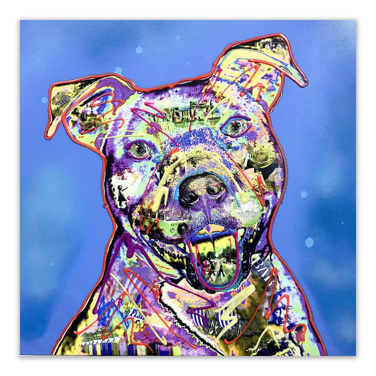 Steph the Staff Blue – Rare Interior Art