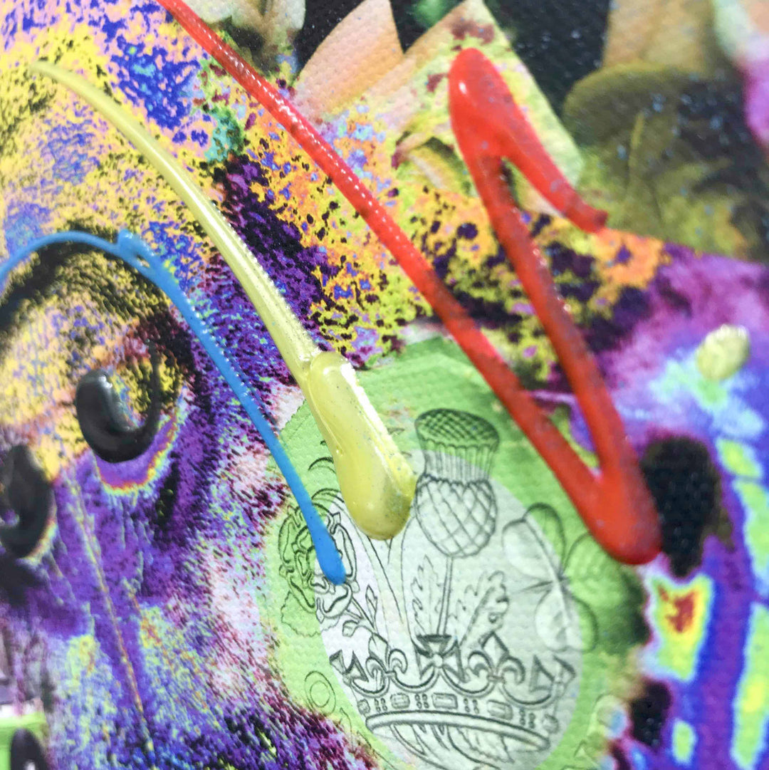 Steph the Staff Blue – Rare Interior Art